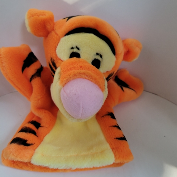 Disney | Toys | Mattel Disney Tigger Plush Stuffed Hand Puppet | Poshmark
